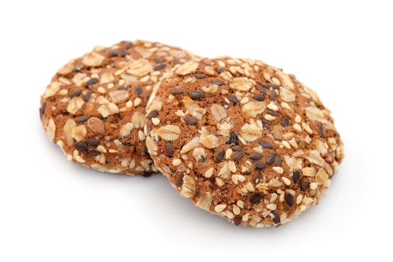 Wholegrain Organic Biscuits Stock Image - Image of eating, cracker ...