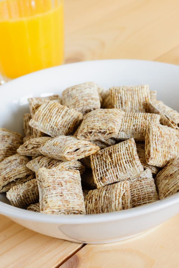 Wholewheat Breakfast Biscuit Cereal Stock Image - Image of wheat ...