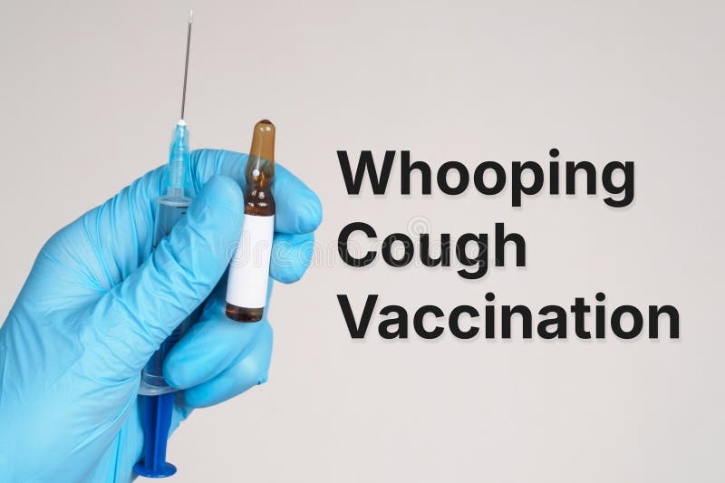 Whooping Cough Vaccination Text Meaning of Vaccination Topic Stock ...