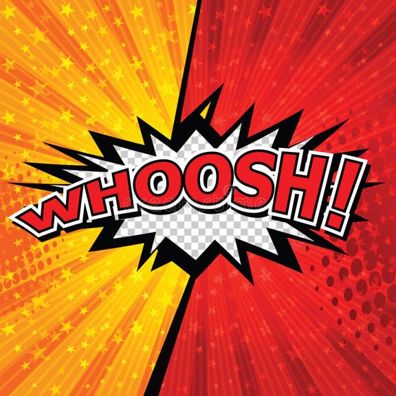 WHOOSH !- Comic Speech Bubble, Cartoon. Stock Vector - Illustration of ...