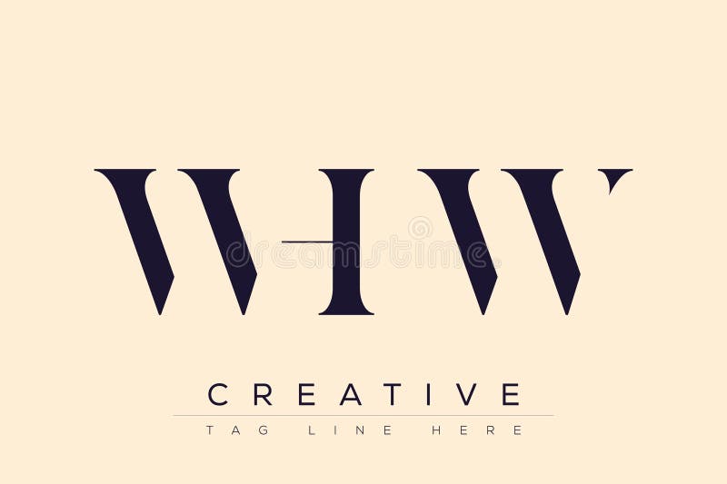 Letters Whw Logo Stock Illustrations – 5 Letters Whw Logo Stock ...