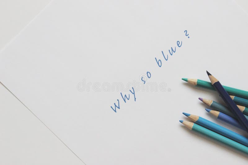 Why so blue stock image. Image of sadness, background - 68648339