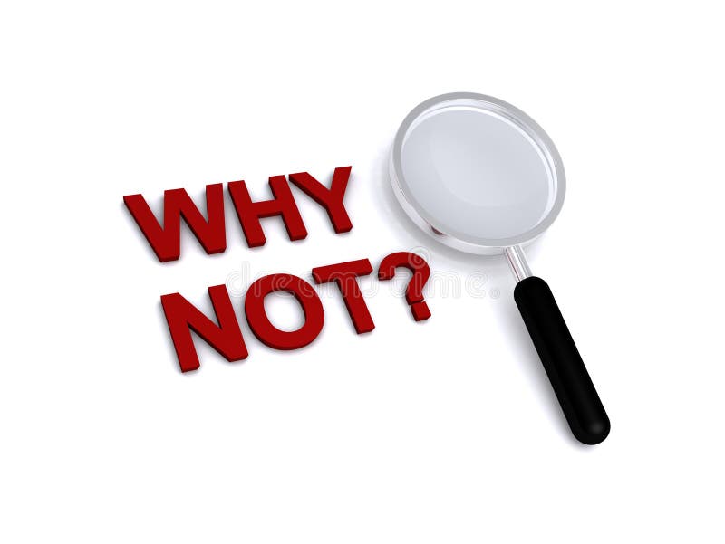 Why Not Stock Illustrations – 722 Why Not Stock Illustrations, Vectors ...