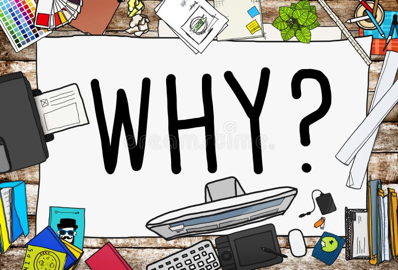 Why Question Reason Curious Confuse Concept Stock Illustration ...