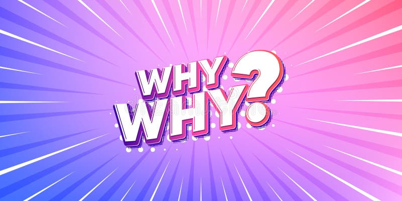 Why Question Symbol. Ask Question Sign. Offer Sun Rays Banner. Vector ...