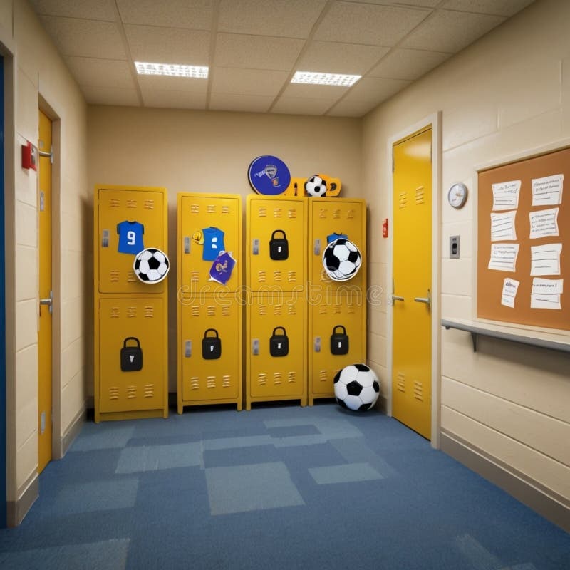 Why School Lockers are Important for Student Life Stock Illustration ...