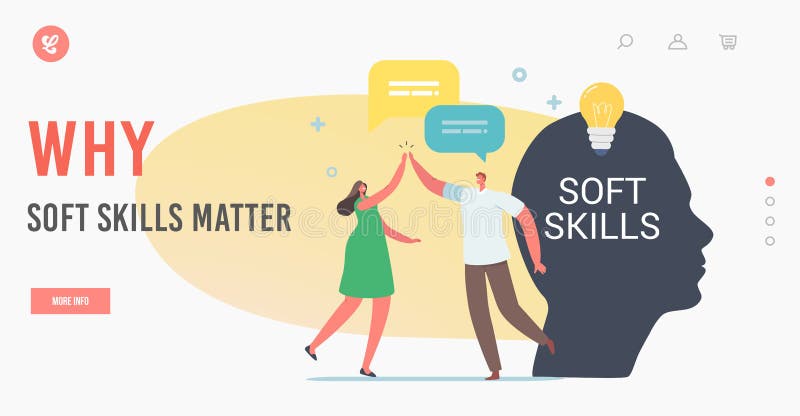 Why Soft Skills Matter Landing Page Template. Tiny Colleagues ...