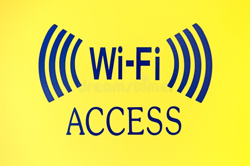 Wi-Fi Access sign stock image. Image of background, lettering - 36440547