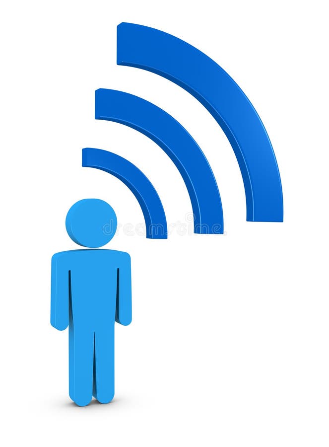 Wi-fi connection stock illustration. Illustration of symbol - 20030187