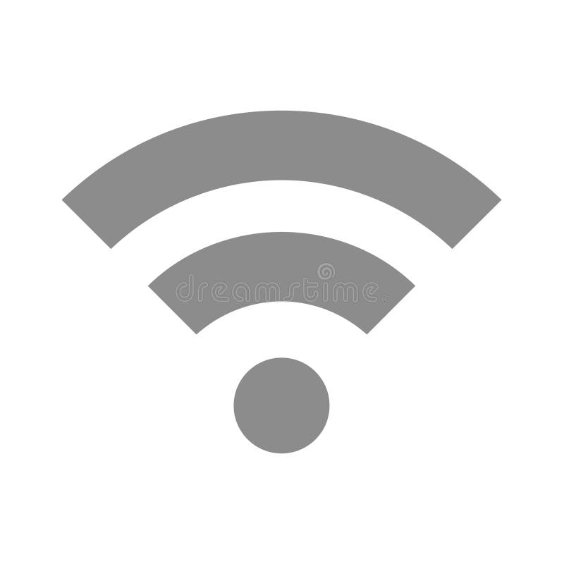 Wi-fi Connection Wave Vector Icon Stock Vector - Illustration of spot ...