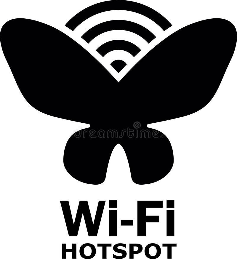 Wi-Fi hotspot zone. stock vector. Illustration of public - 82019372