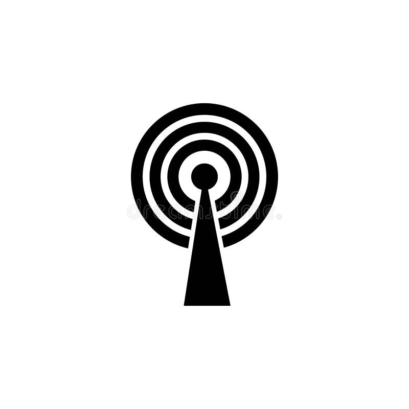 Wi-fi Icon. Internet Icon Vector Stock Vector - Illustration of ...