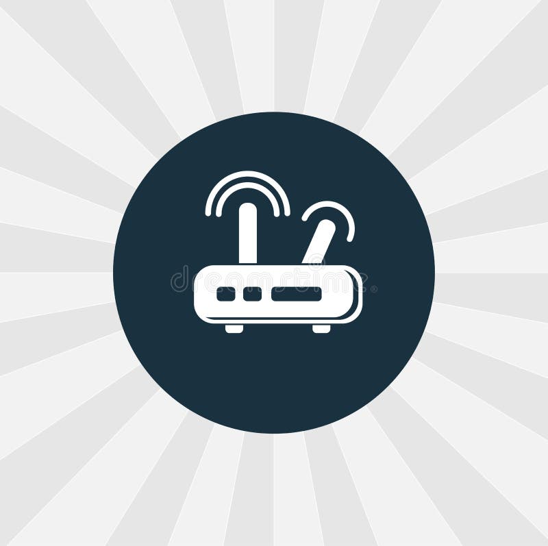 Wi Fi Icon. Wi Fi Router Isolated Icon. Digital Technologies Design ...