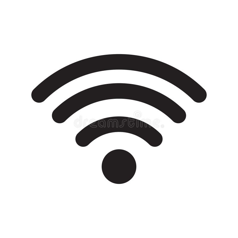 Wi-fi icon, wi-fi sign. stock vector. Illustration of wifi - 382963631