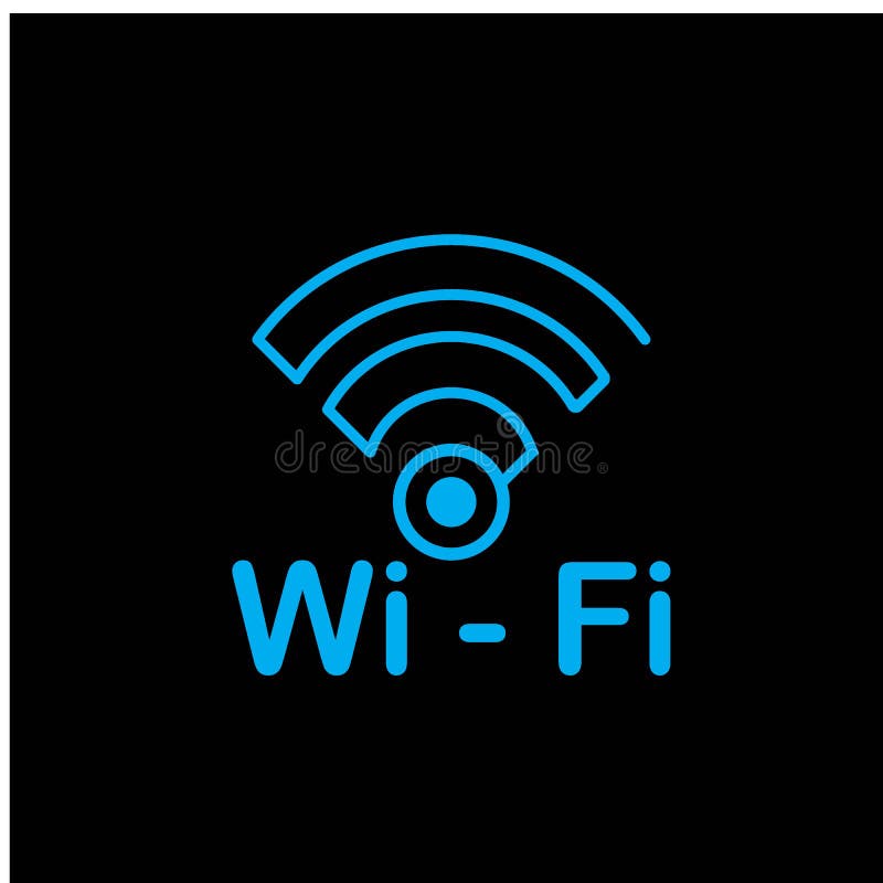 Wi-fi icon stock vector. Illustration of information - 238913859