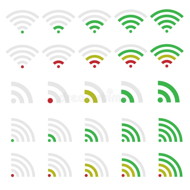 Wi-fi icons stock vector. Illustration of connection - 57571649 Wi-fi icons stock vector. Illustration of connection - 57571649