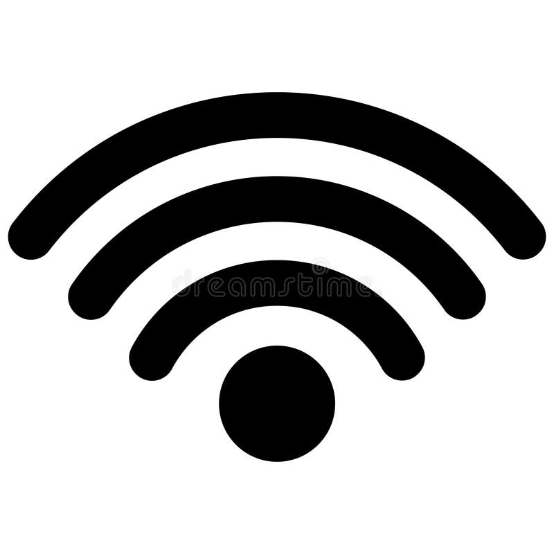 Wi Fi Internet Access Point Icon, Wireless Fidelity WiFi Connection ... Wi Fi Internet Access Point Icon, Wireless Fidelity WiFi Connection ...