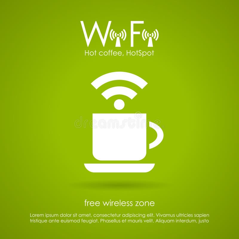 Internet cafe poster stock vector. Illustration of computer - 29418073