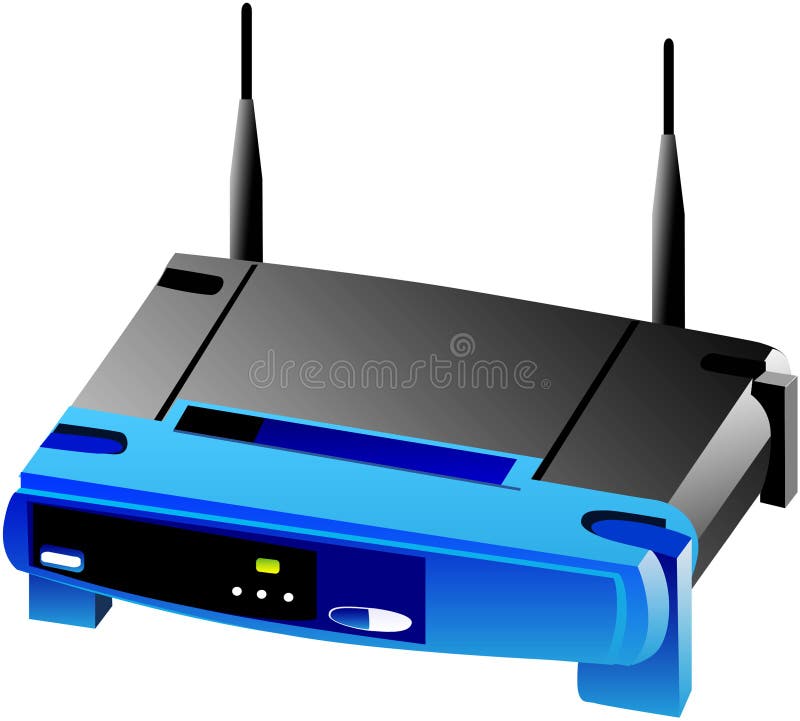 Network hardware part 2 stock vector. Illustration of monitor - 20196319