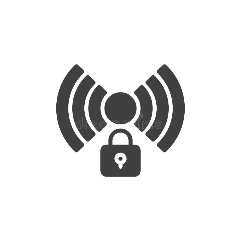 Wi-Fi network stock vector. Illustration of glossy, antenna - 14107320