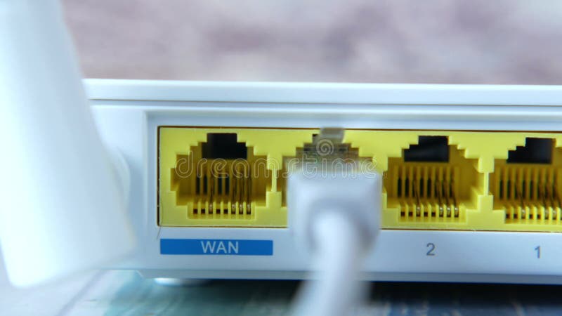 Wi-Fi Router with Cables on Table Stock Video - Video of speed, router ...