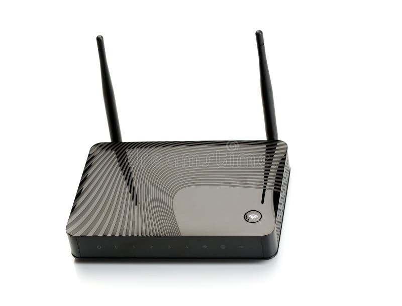Wi-Fi Router for Hi-speed Internet Connections Stock Image - Image of ...