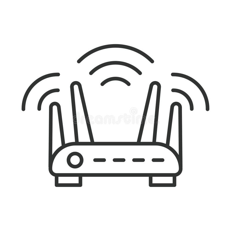 Wi-Fi Router Icon Line Design. Wi-Fi, Router, Icon, Mobile, Wireless ... Wi-Fi Router Icon Line Design. Wi-Fi, Router, Icon, Mobile, Wireless ...