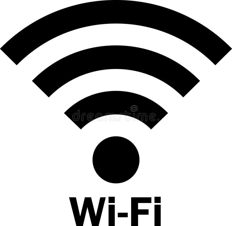 Wi-Fi sign. stock vector. Illustration of sharing, information - 81410293