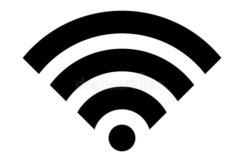 Wi-Fi Sign Icon. Network Signal Symbol Stock Vector - Illustration of ...