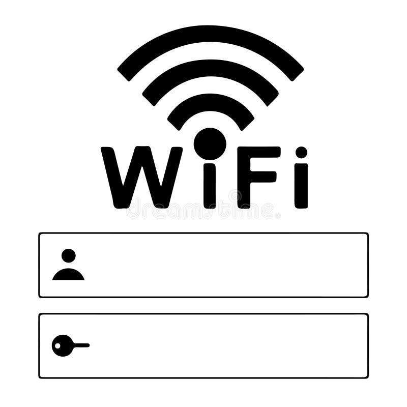 Wi-Fi Symbol Featuring Three Curved Lines Above a Solid Circle ...