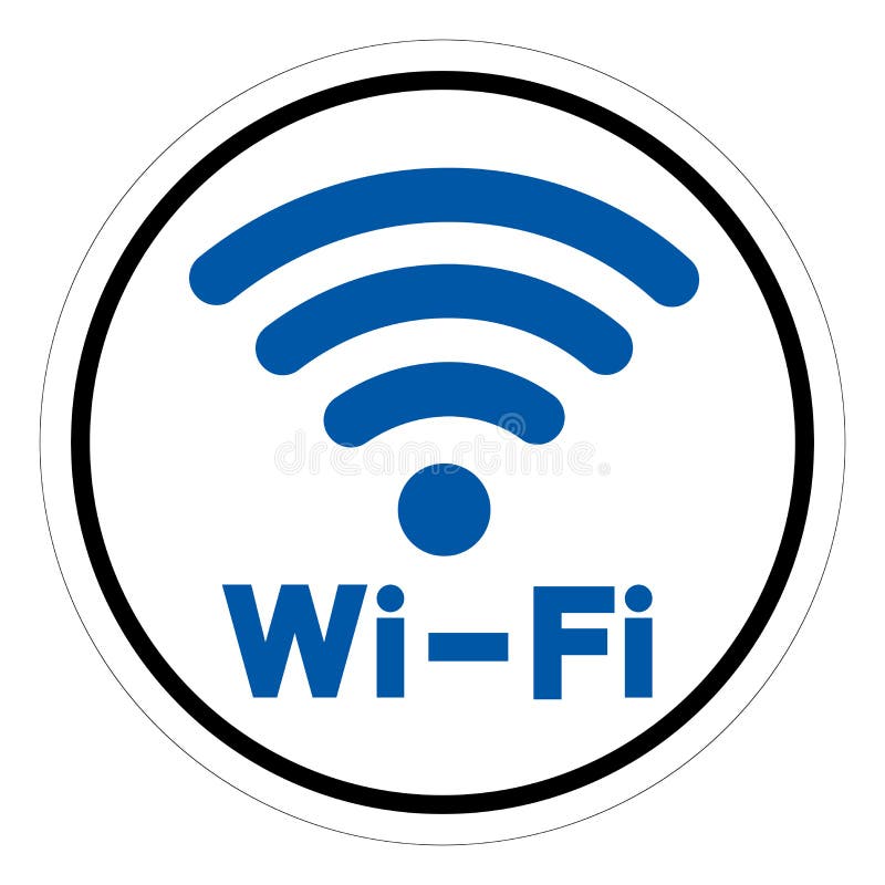 Wi-Fi Symbol Sign, Vector Illustration, Isolate on White Background ...