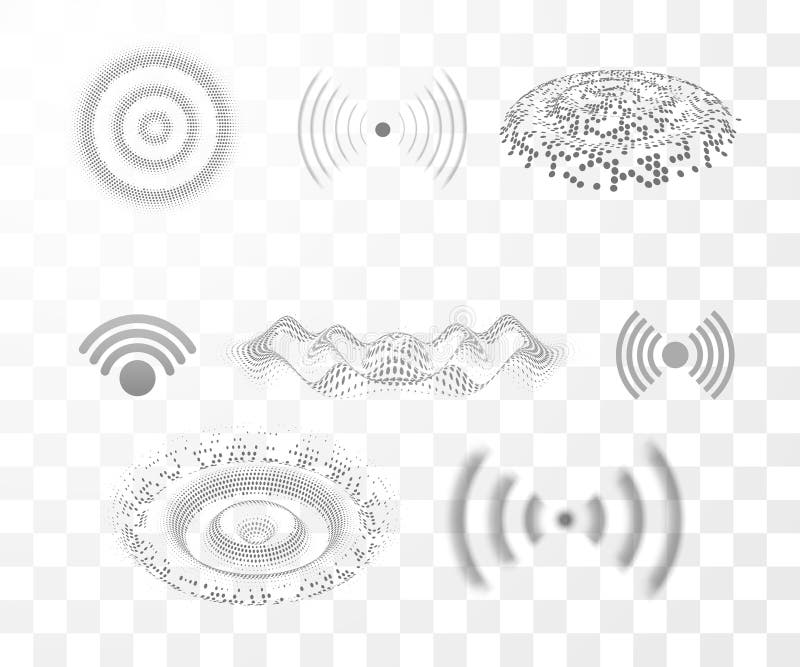 Sonar. Sound Navigation and Ranging. Stock Vector - Illustration of ...