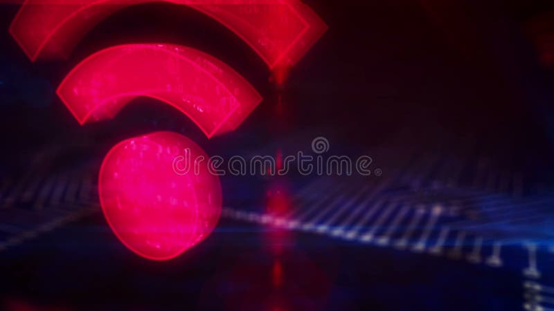 Wi-fi Wireless and 5G Communication Network Symbol Loopable 3d ...