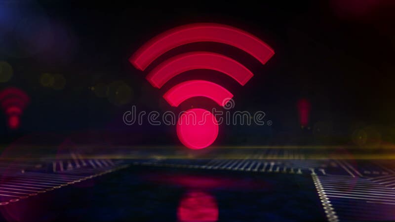 Wi-fi Wireless and 5G Communication Network Symbol Loopable 3d ...