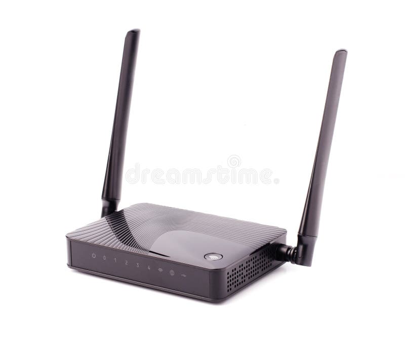 Wi-Fi wireless router stock image. Image of hardware - 108470991