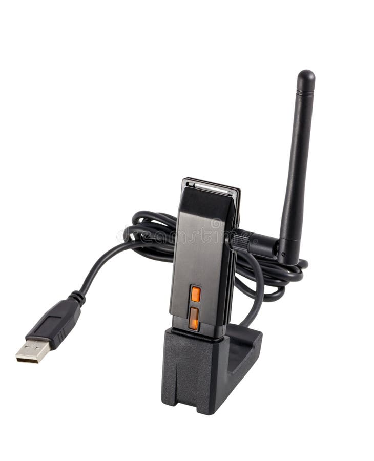 Wi-Fi Wireless USB Adapter stock image. Image of device - 89578617