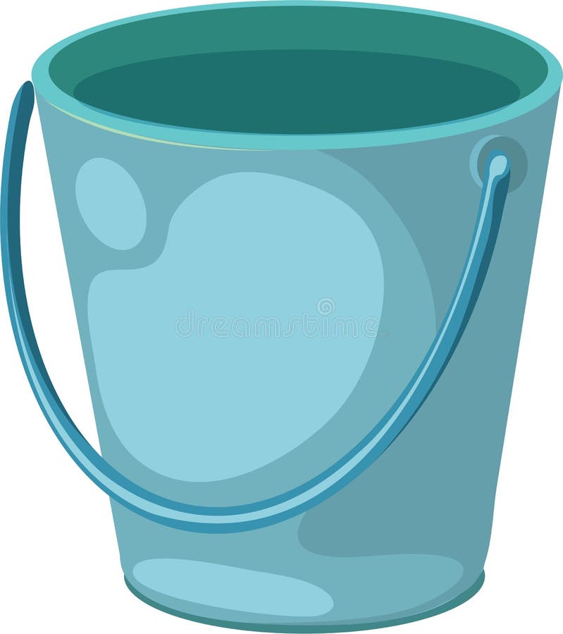 Wiadro ilustracja wektor. Ilustracja złożonej z zbiornik - 10471040