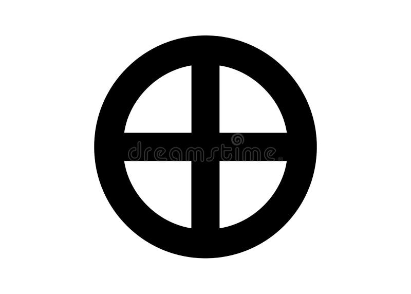 Sun Wheel, Celtic Solar Symbol Stock Vector - Illustration of heathen ...