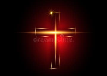 Christian Cross Lights Stock Illustrations – 520 Christian Cross Lights ...