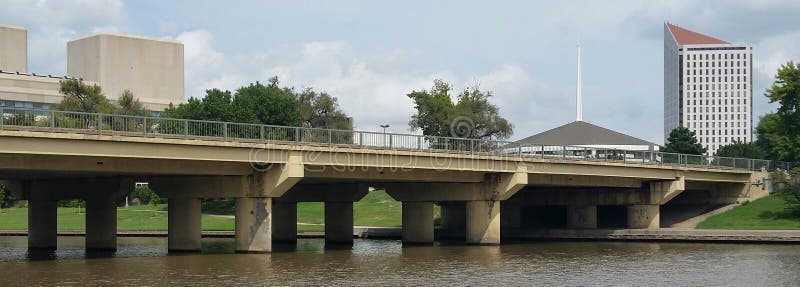 Wichita stock image. Image of wichita, town, bridge - 132030689