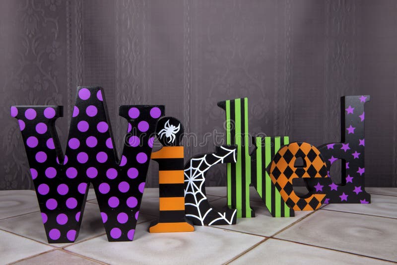 Wicked stock image. Image of object, holiday, halloween - 89608853