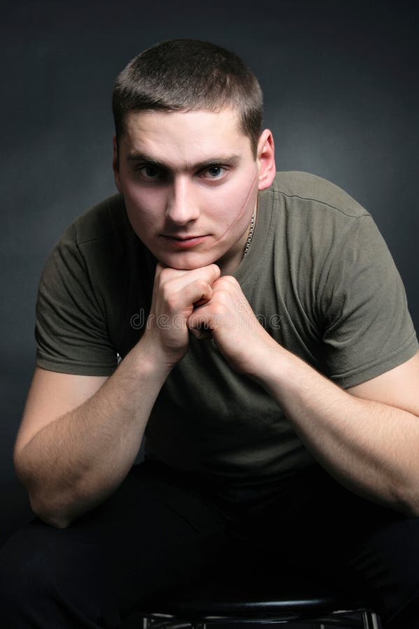 Wicked man stock photo. Image of smile, happy, facial - 91347926