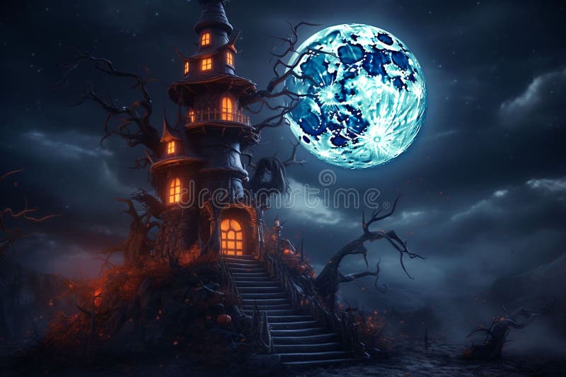 Wicked Wizards Tower a Wicked Wizards Tower with Stock Illustration ...