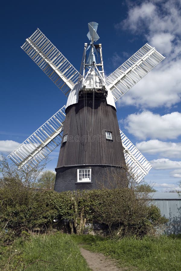 Wicken Windmill stock image. Image of landmark, exterior - 18801799