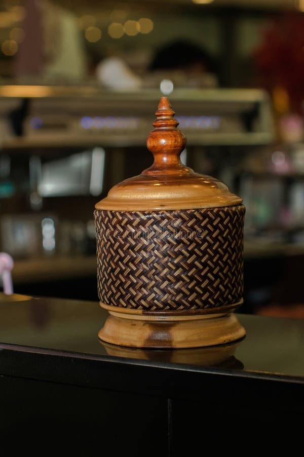 Wicker bamboo box stock image. Image of lifestyle, bamboo - 53135213