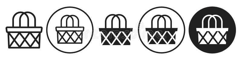 Wicker Bascuit Icon Stock Illustrations – 1 Wicker Bascuit Icon Stock ...