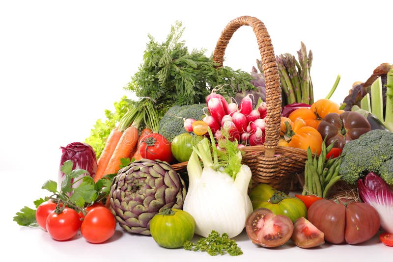 Assorted vegetables stock photo. Image of basket, ingredient - 115782150