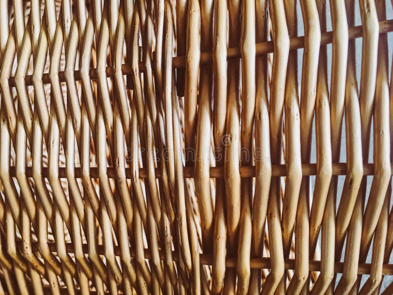 Wicker Basket Texture As Rustic Background Stock Image - Image of ...