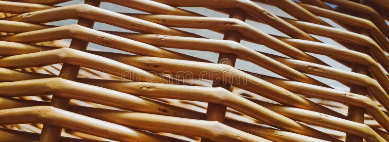 Wicker Basket Texture As Rustic Background Stock Image - Image of brown ...