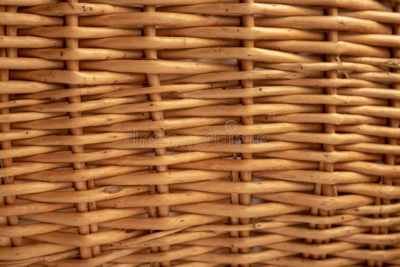Wicker Basket Texture. Background Nature Pattern Wood Stock Photo ...